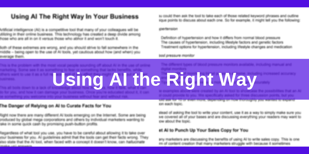 AI Printable Automation for TC - Succeed With Content Blog