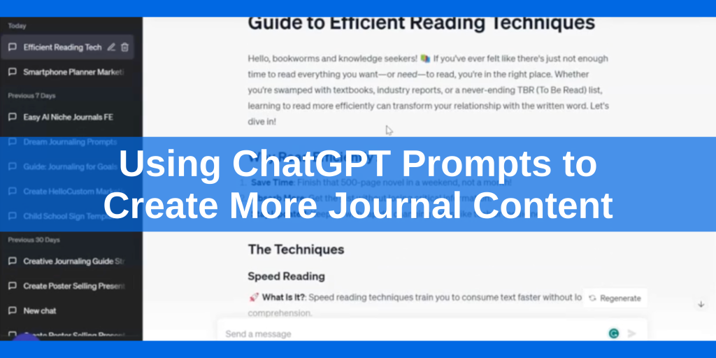 FE – Easy AI Niche Journals - WarriorPlus - Succeed With Content Blog