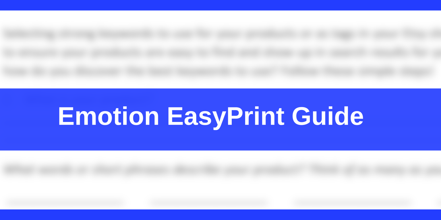 Emotion EasyPrint for ThriveCart - Succeed With Content Blog