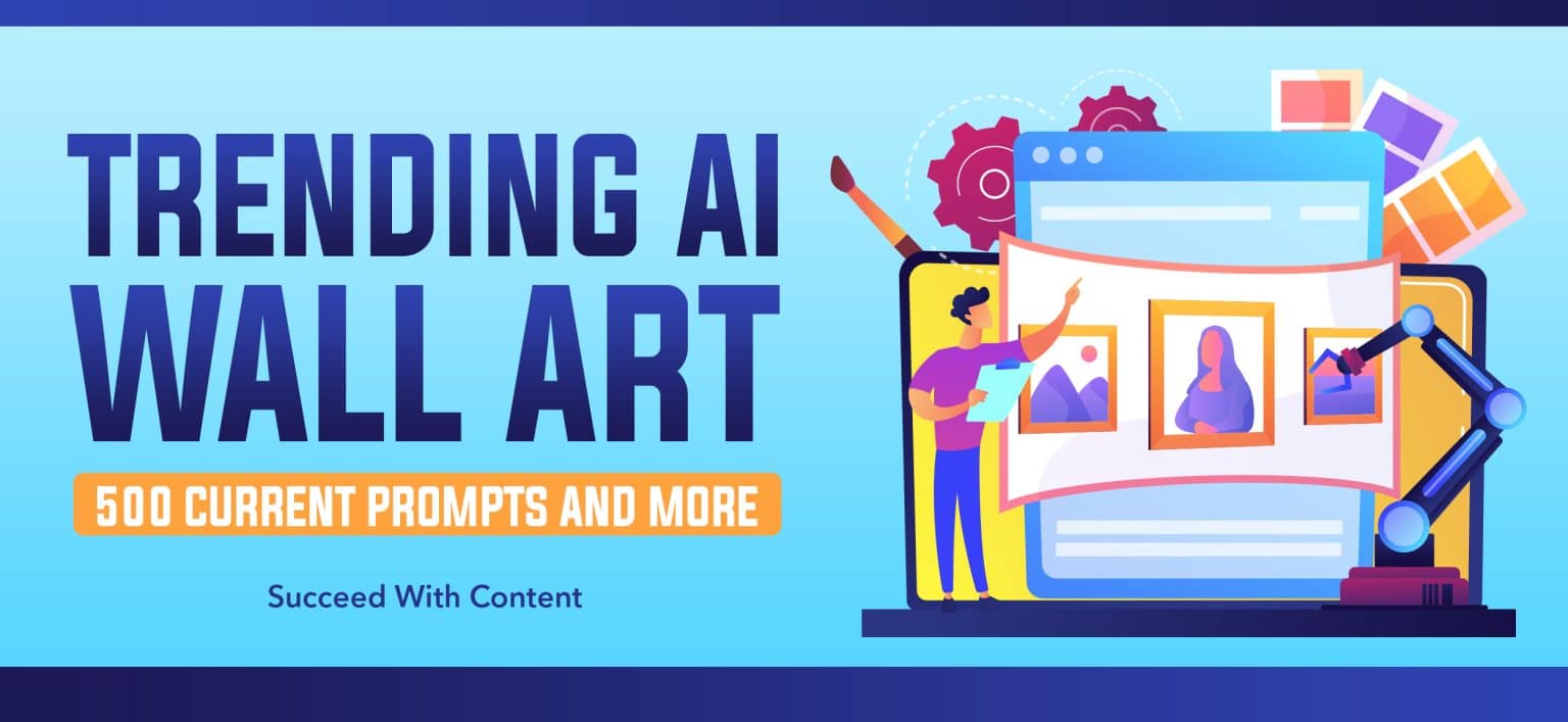 Trending AI Wall Art for WarriorPlus - Succeed With Content Blog