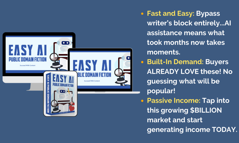 Easy AI Public Domain Fiction for WarriorPlus - Succeed With Content Blog